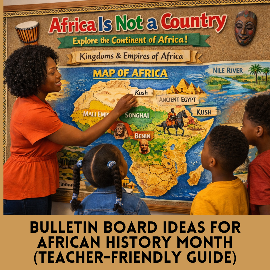 Bulletin Board Ideas for African History Month (Teacher-Friendly Guide ...